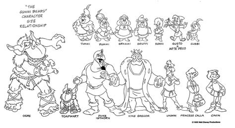 Gummi Bears Coloring Pages