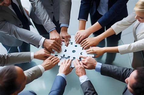 Premium Photo Teamwork For Innovation And Problemsolving