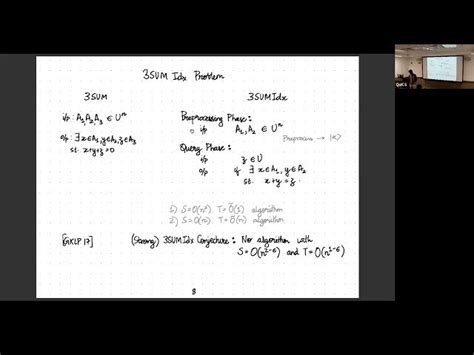 free video conditional lower bounds for algorithms with pre processed