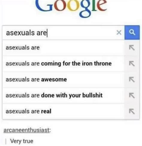 Very True R Asexuality