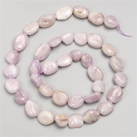 Намистини Камінь Кунцит Галтування на Нитці D 10х11мм L 40см — Купить Недорого на Bigl Ua