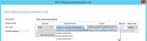 Azure Ad Additional Attribute Synced To Aad Extension Attribute Not Showing Up On Aad User