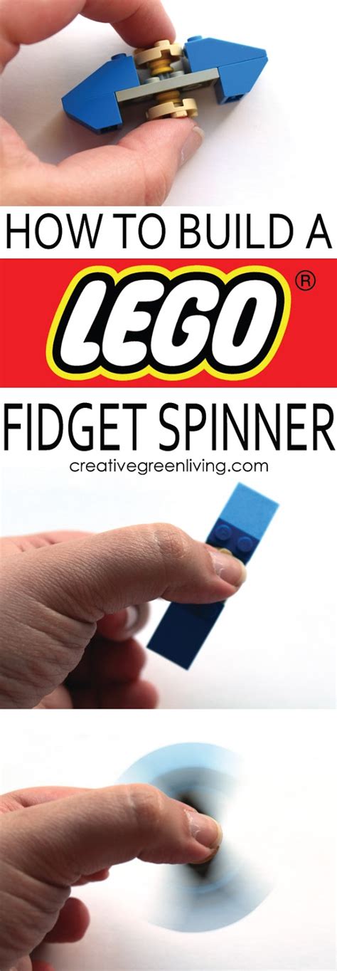 How To Make A DIY Fidget Spinner With LEGOs Creative Green Living