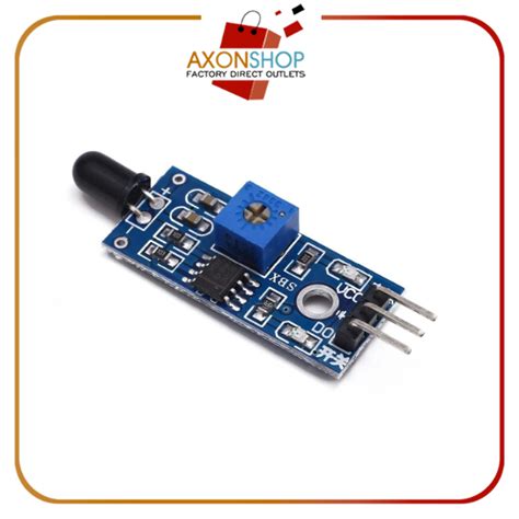 Jual Modul Sensor Kebakaran Api Arduino Ir Infrared Flame Detection 4 Wire Module Fire Detector