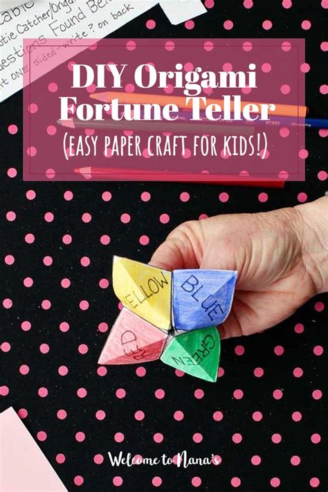 How To Make A Cootie Catcher Welcome To Nanas Fortune Teller Paper