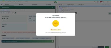 Abhishek Anand On Linkedin Sandeepjain Gfg160 Geekstreak2024 Geeksforgeeks Codingchallenge