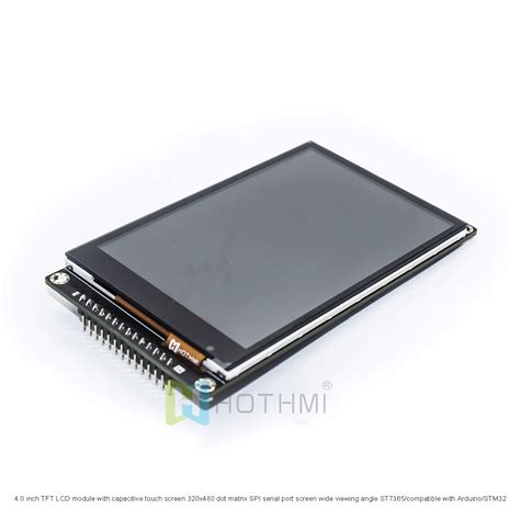 40 寸 Tft Lcd 模块带电容式触摸屏 320x480 点阵 Spi 串口屏 宽视角st7365兼容arduinostm32