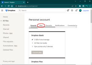 How To View How Much Free Space Available In DropBox