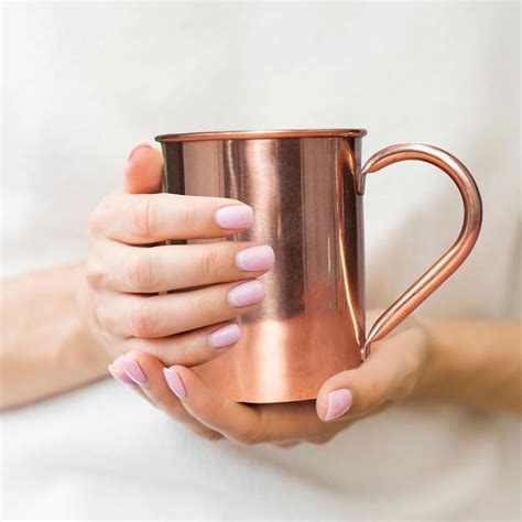 100 Pure Copper Mug Moscow Mule Copper Mugs Travel Cup Housewarming