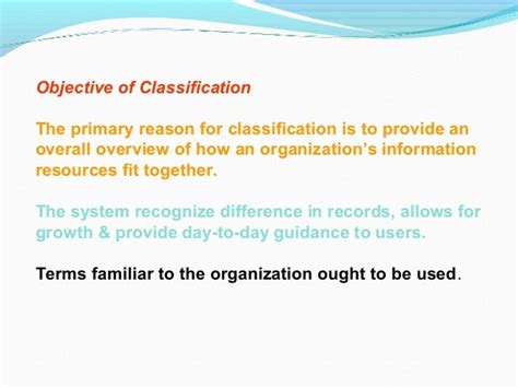 Imr504 Classification And Filing System Week 2