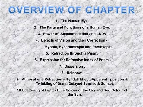 Human Eye Class 10 Ppt