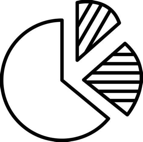 Pie Chart Line Icon 43259877 Vector Art At Vecteezy