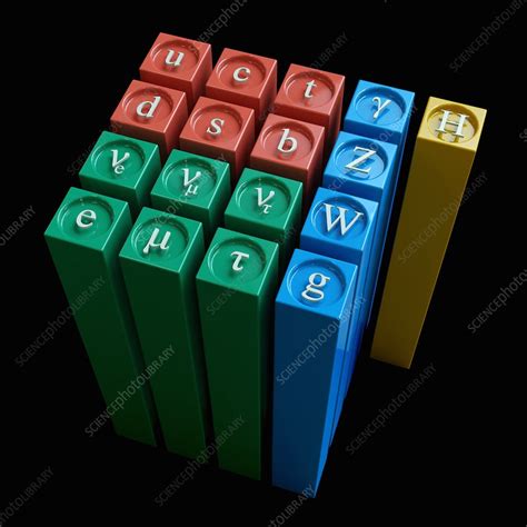 Particle Physics Standard Model Illustration Stock Image C046 7919 Science Photo Library