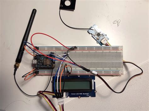 Particle Photon Grove Nfc Grove Lcd Via I2c