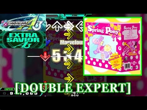 DDR A3 spring pony S C U DOUBLE EXPERT 譜面確認 Clap YouTube