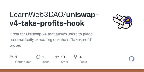 Github Learnweb3dao Uniswap V4 Take Profits Hook