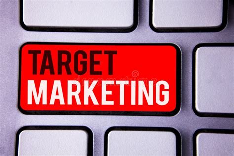 Word Writing Text Target Marketing Business Concept For Market Segmentation Audience Targeting