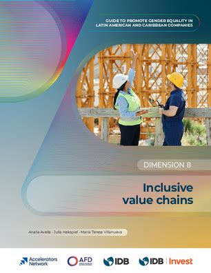 Inclusive Value Chains Guide To Promote Gender Equality In Latin American And Caribbean
