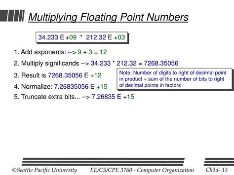 PPT Chapter D Floating Point Numbers PowerPoint Presentation Free Download ID
