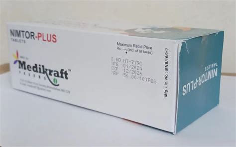 Nimesulide Paracetamol Tablets 50mg At ₹ 55 Strip In Dewas Id 2856472583691