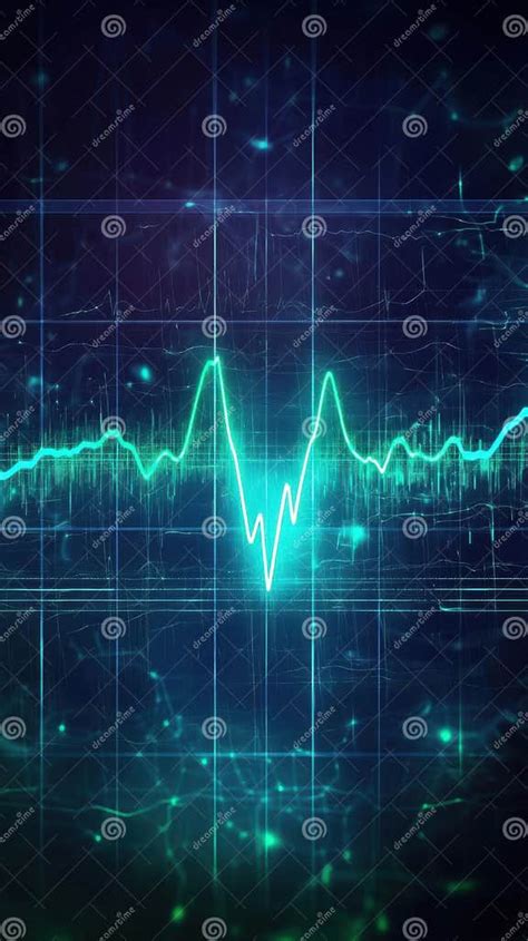 Visualizing Data Analyzing Waveforms And Signals Stock Illustration