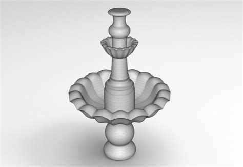 Grisham Fountain 3d Model Turbosquid 1977935