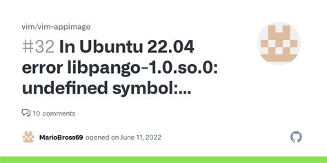 in ubuntu 22 04 error libpango 1 0 so 0 undefined symbol g memdup2