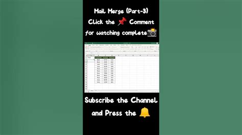How To Create Mail Merge Step By Step Explain Mail Merge Part 3