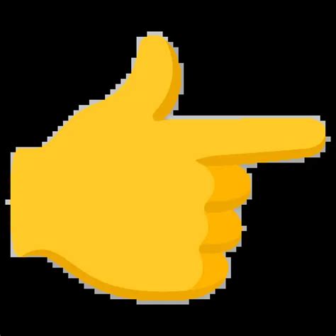 Backhand Index Pointing Right Backhand Index Pointing Right Emoji