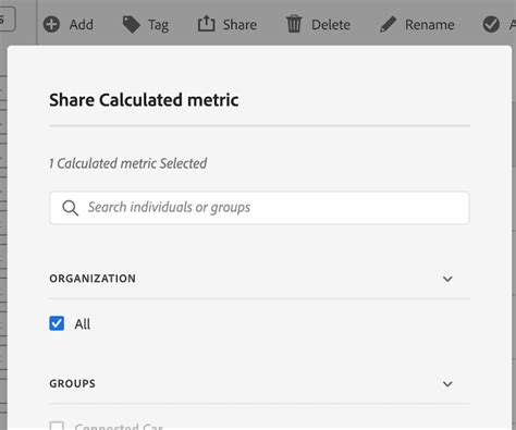 Share Calculated Metrics Adobe Analytics