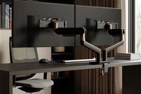 데스크테리어 리뷰이벤트 라이징 고중량 프리미엄 듀얼 슬라이드 모니터암 거치대 오늘의집 쇼핑