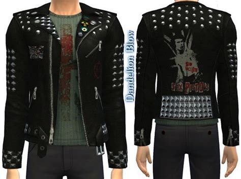 Sex Pistols Leather Jacket By Jannyk At Mod The Sims Sims Updates