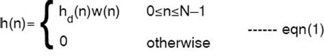 C Implementation Of Digital Fir Filters Using Blackman Window