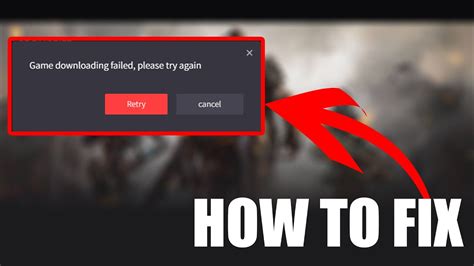 How Fix Game Downloading Failes Please Try Again Gameloop Emulator