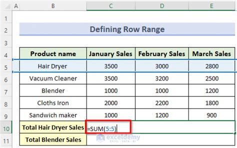 How To Sum Multiple Rows And Columns In Excel ExcelDemy