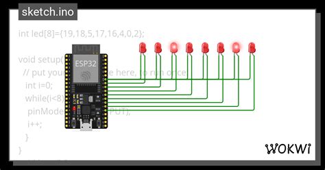 Esp32 Runnning Using While Copy Wokwi Esp32 Stm32 Arduino Simulator