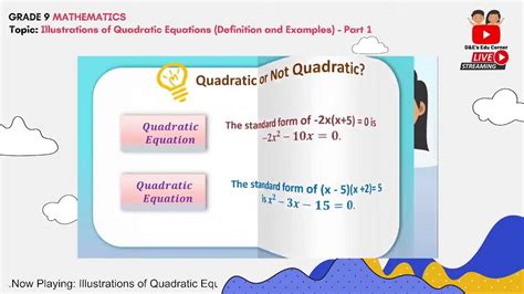 Quadratic Definition