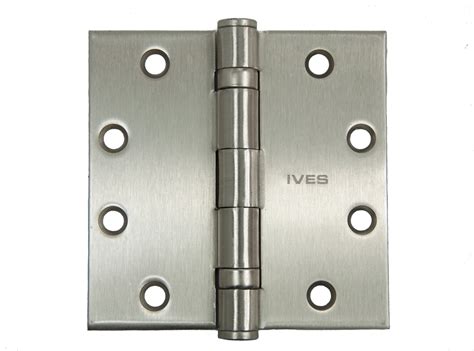 Ives 5bb1 4 5 X 4 5 Square Corner Ball Bearing Mortise Hinge Nickel