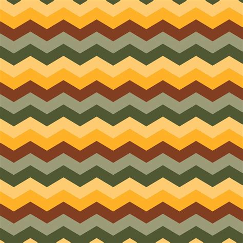 Zig Zag Lines Seamless Colorful Halloween Pattern Background Vector