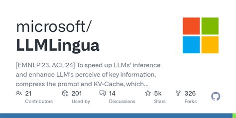 Github Microsoftllmlingua Emnlp23 Acl24 To Speed Up Llms Inference And Enhance Llms
