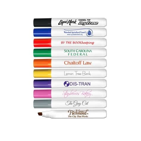 Low Odor Broadline Dry Erase Marker Custom Dry Erase Markers
