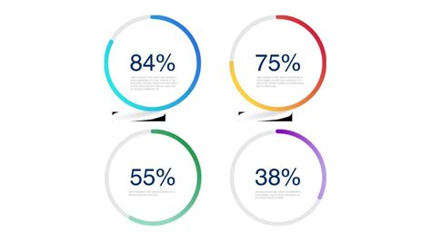 Best Free Circular Data Multi Color Chart Element Google Slides Themes And Powerpoint Templates
