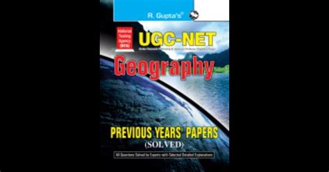 nta ugc net jrf geography paper i and paper ii previous years papers