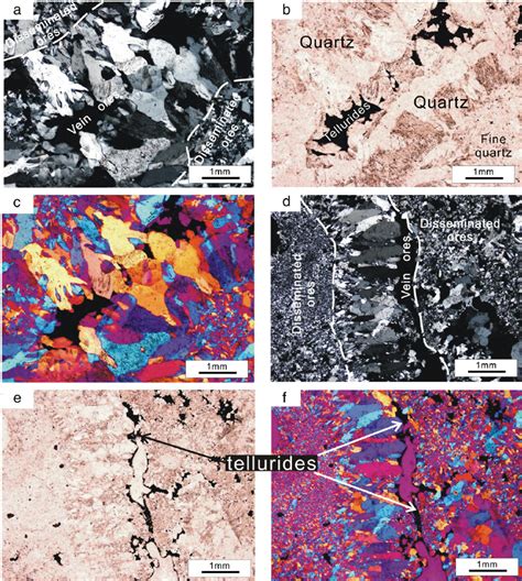 Optical Microstructures Of Vein Ores A C Syntaxial Growth Of Early Download Scientific
