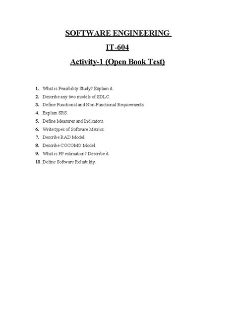 Activity 1 Computer Bachelors In Computer Application Software Engineering It Activity 1