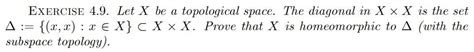Solved ExERCISE Let X Be A Topological Space The Chegg