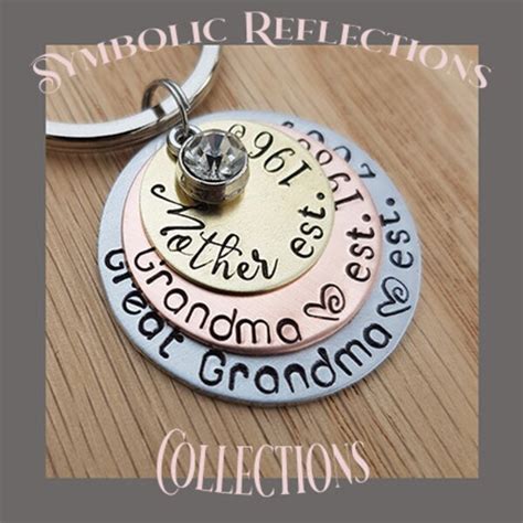 Personalized Mother Key Chain Mothers Day T T For Mom Wift T Mothers Keychain Mom