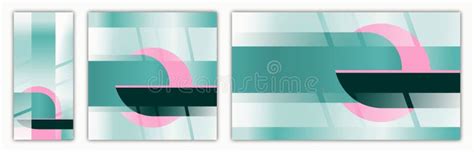 Templates Set Of Cover Header Brochure Horizontal Vertical Square