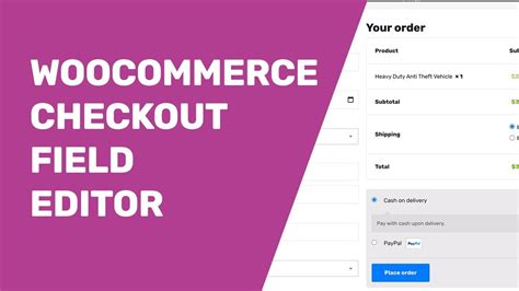 Checkout Field Editor By Woocommerce Descargar Ahora