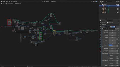 Blender 4 Roof Tile Procedural Geometry Node